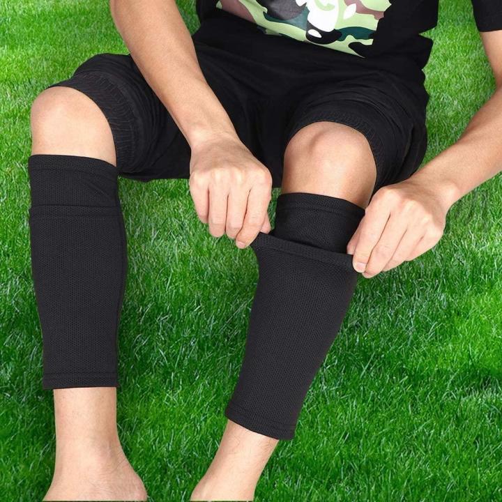 Shin Guard Socks Men Women Soccer Shin Socks Football Calf Sleeves 2 ...