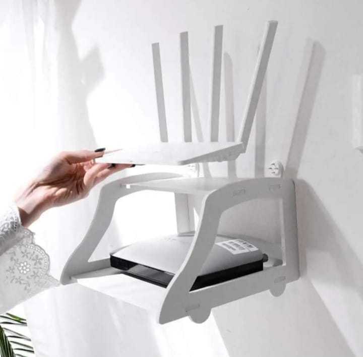 High quality Wifi Router Stand Shelf Double Layer Wall Mounted Shelf ...