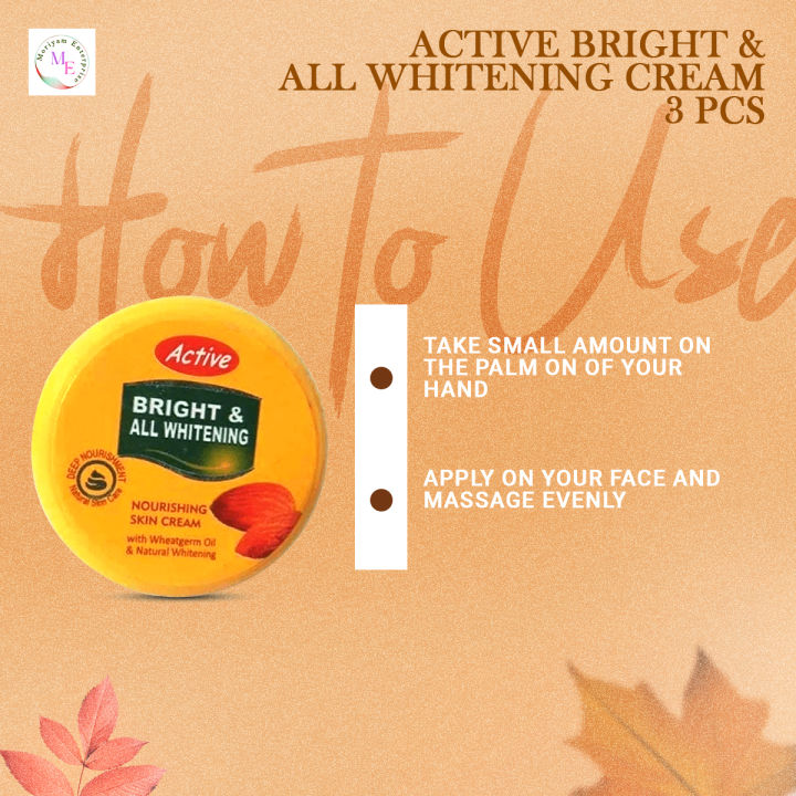 Active Bright & All Whitening Cream 15g | Daraz.com.bd