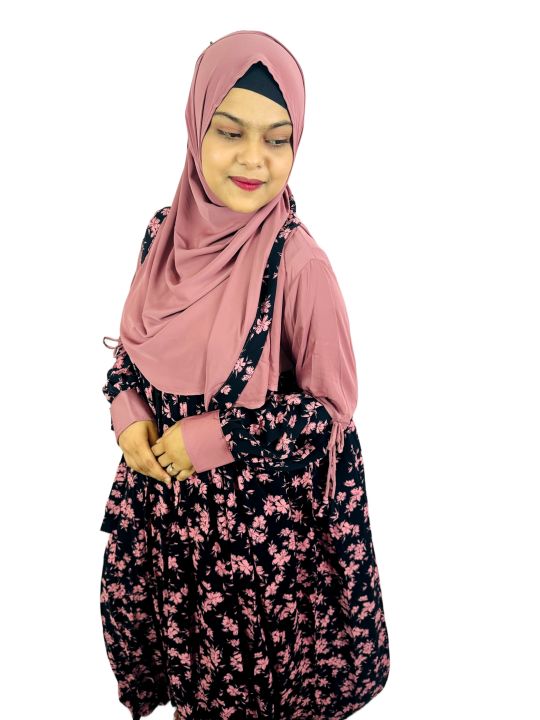 Dubai Charry Print Borka Offer price | Daraz.com.bd