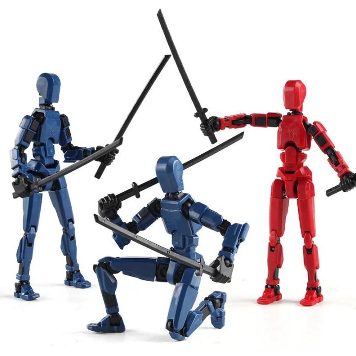 Titan 13 Action Figure,T13 Action Figure Multi-Jointed Movable Robot,3D ...