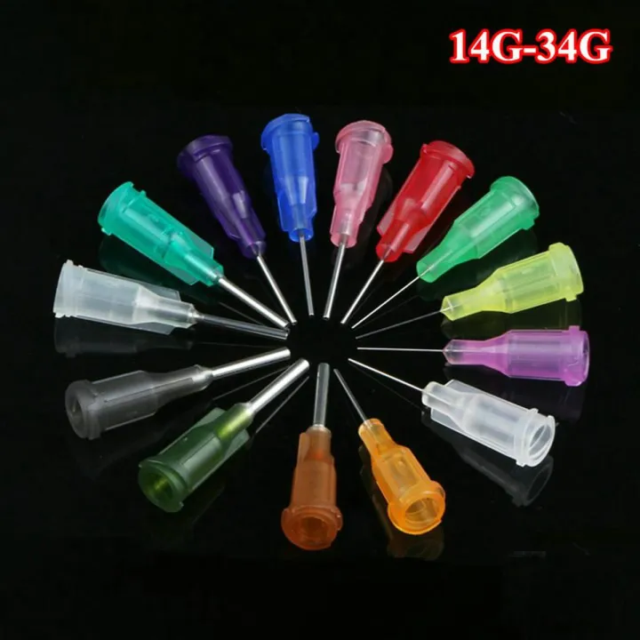 【The road to happiness Store】Good quality 100pcs/lot 18G 34G Dispensing ...