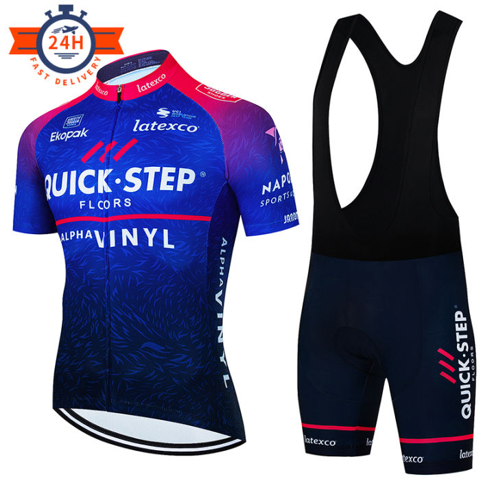 【Bestseller Alert】 QUICK STEP Team Cycling jersey Sets Men's Cycling ...