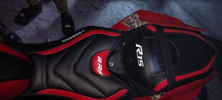 Yamaha r15v3 red modified seat cover | Daraz.com.bd