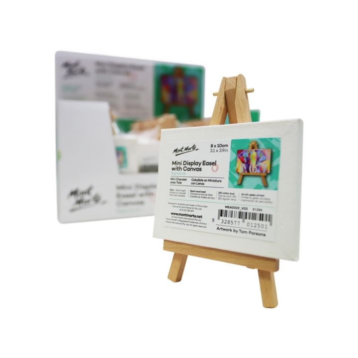 Mont Marte Mini Display Easel With Canvas 8 X 10Cm - Canvas | Daraz.com.bd