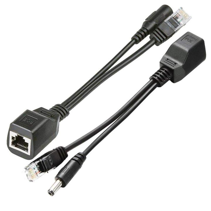 10pcs(5pair) POE Splitter POE Switch POE Cable adapter Tape Screened 5V ...