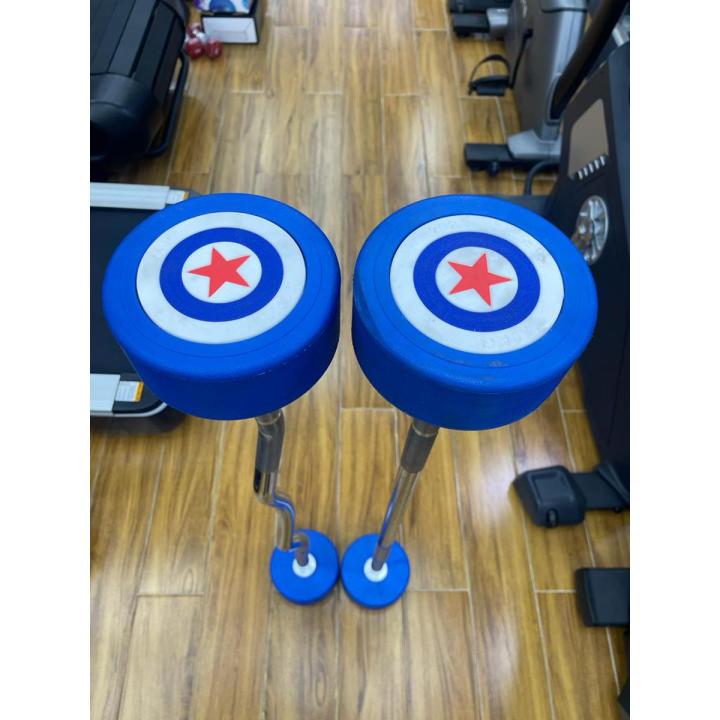 Captain America Blue Edition Barbell - 10-30kg Straight - 10-30kg ...
