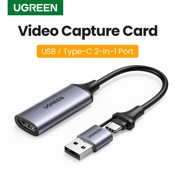 UGREEN HDMI to USB Type C Video Capture Card 4K HDMI Cable Adapter ...