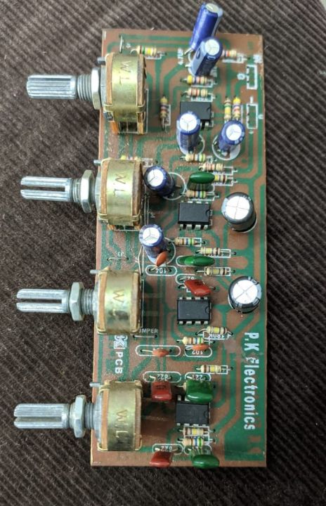 PRE AMPLIFIER NE5532 STEREO TONE CONTROL BOARD TREBLE | Daraz.com.bd