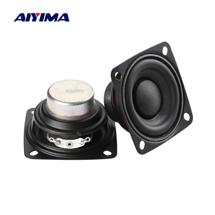 AIYIMA 2Pcs 2 Inch 52MM Full Range Audio Speaker 8 Ohm 10W 15W 20W Sound Amplifier Home Speaker ...