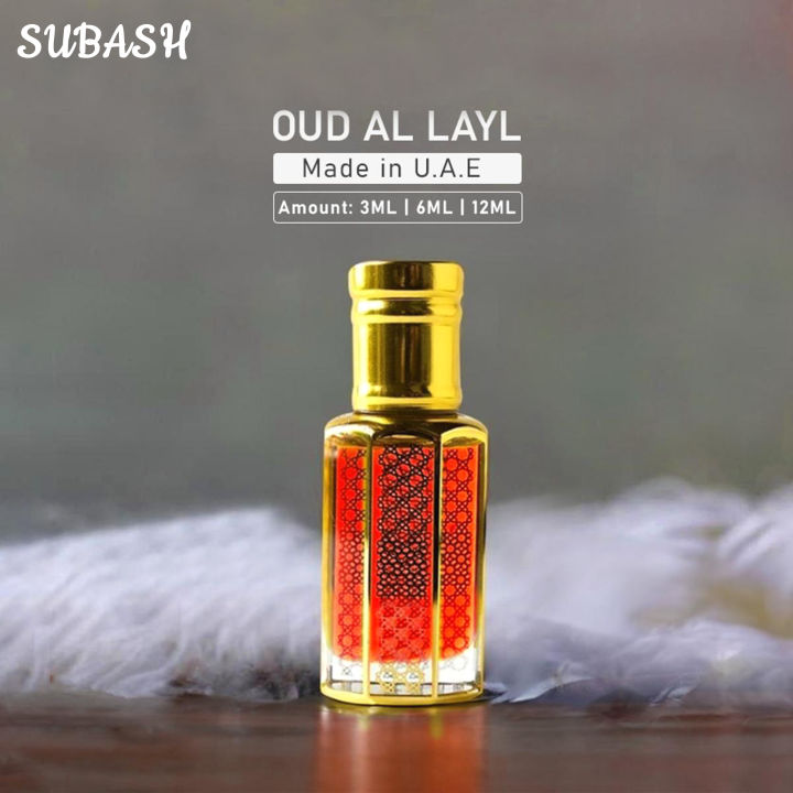 Oud Al Layl-Made in U.A.E-Premium Attar For Men & Women -3 ML | 6 ML ...