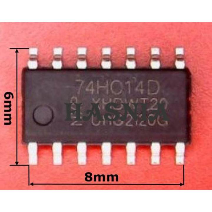 3pcs SMD 74HC14D IC, 7414, 74HC14, 74LS14 SMD 14 Pin - Charging Module ...