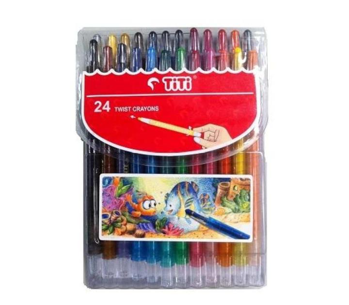 TITI TWIST CRAYONS - 24 COLOR | Daraz.com.bd
