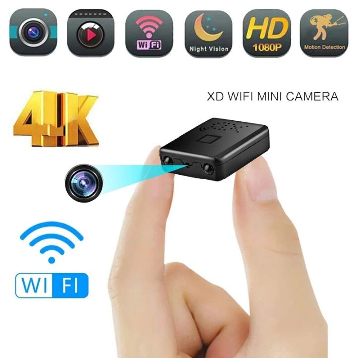 New Mini Camera XD Pro Full HD 4K WiFi 5G Night Vision Remote Security ...