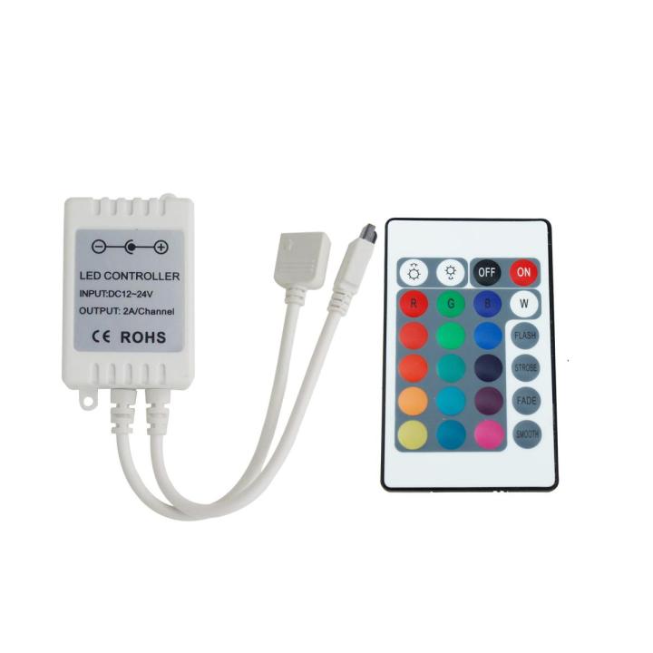 Rgb Controller 24 Keys Remote - Rgb Light | Daraz.com.bd