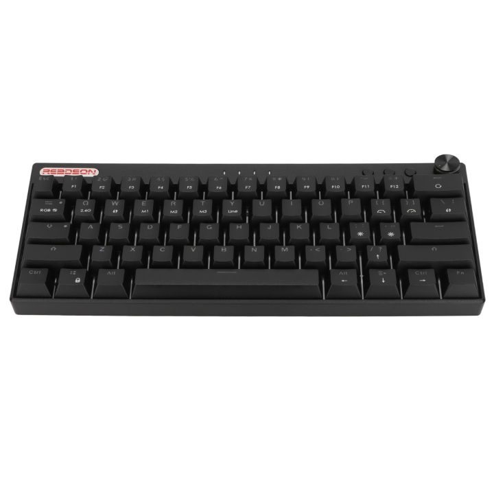 Mechanical Keyboard 61 Keys Three Modes RGB 1800mAh Battery Quick ...