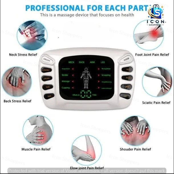 Electric Pulse EMS & TENS Massager – Muscle Stimulator, Acupuncture ...