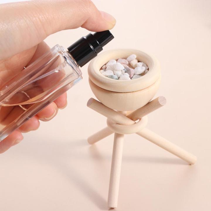 Simple Perfume Volatile Wooden Rack Essential Oil Diffuser Diffuser Sticks DIY Stand Mini ...