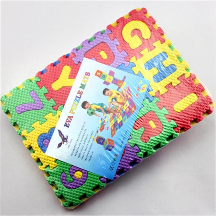 Children Mini EVA Foam Mat Alphabet Letters Numbers Floor Soft Baby Mat ...