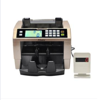 Aibecy LCD Display Automatic Multi-Currency Cash Banknote Money Bill ...