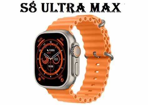 S8 Ultra Max Smart Watch 2.08 Inches IPS Full Screen Touch NFC ...