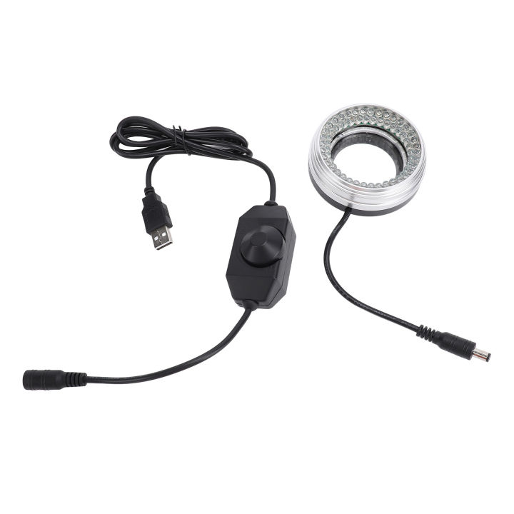 Microscope LED Circle Light Source Adjustable Brightness Microscope LED ...