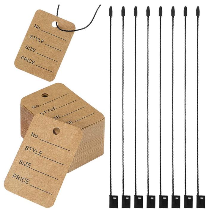 1000 Pieces Price Tags and Hang Tag String, for Clothing Marking ...