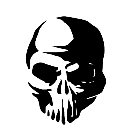 Head Skull Sticker for bike | Daraz.com.bd