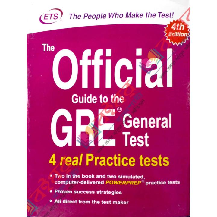 ETS - The Officials Guide To The GRE General Test 4 Real / Practice ...