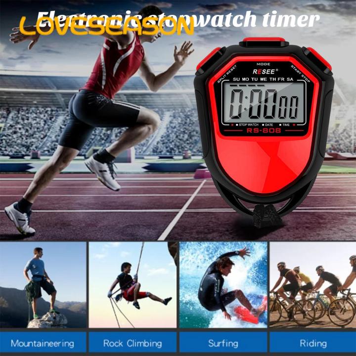 Stopwatch Timer for Daily Use Waterproof Digital Sports Timer for ...