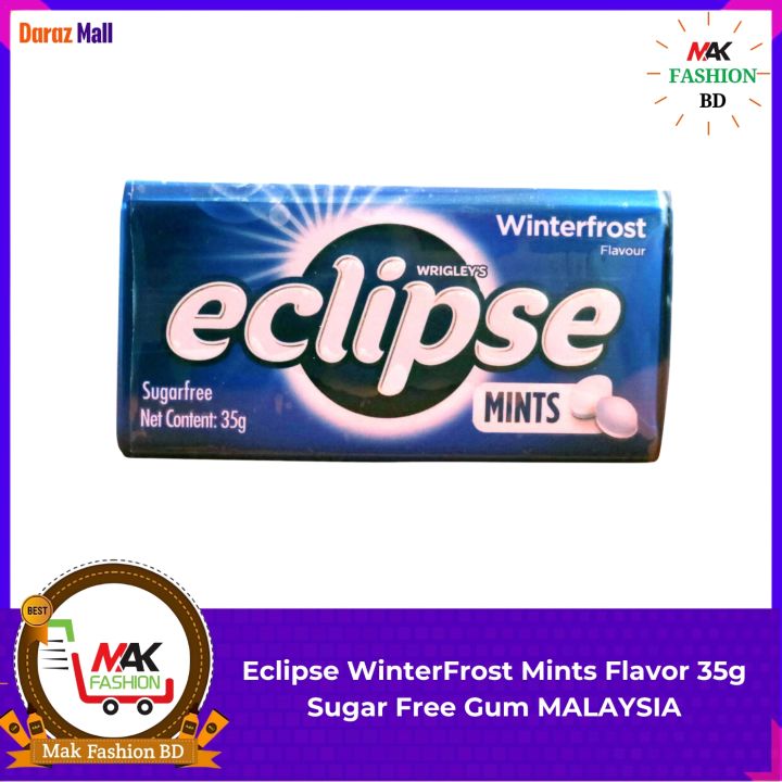 Eclipse WinterFrost Mints Flavour 35g Sugar Free Gum MALAYSIA | Daraz ...