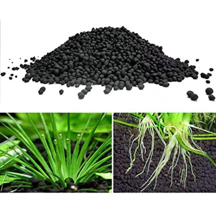 Aquarium Planted Substrate Sand, Foonee Balck Soil Fertilizer Mud for ...