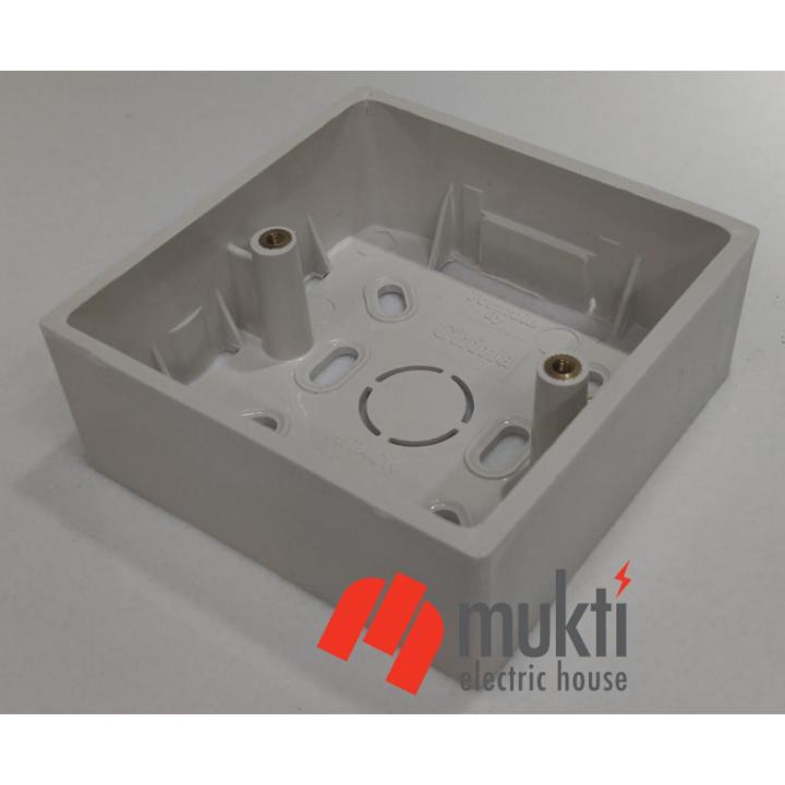 One Gang China Made MK Type White PVC Junction Box For Electrical ...