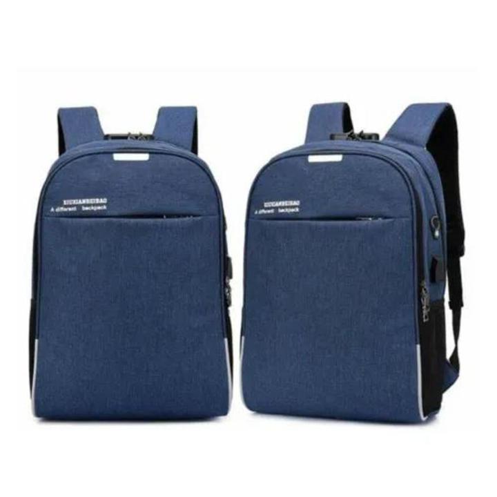 Lock system double laptop chamber usb support with shoulder carry ...