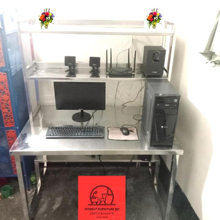 Full Steel computer table/ Reading & Writing table-SS | Daraz.com.bd