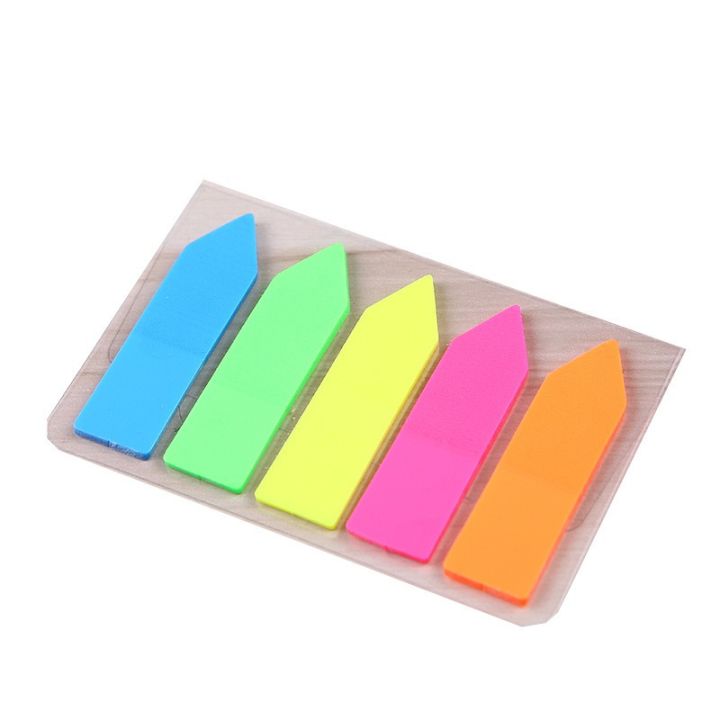 Multi color sticky note slide (pvc) - 100 sheet | Daraz.com.bd