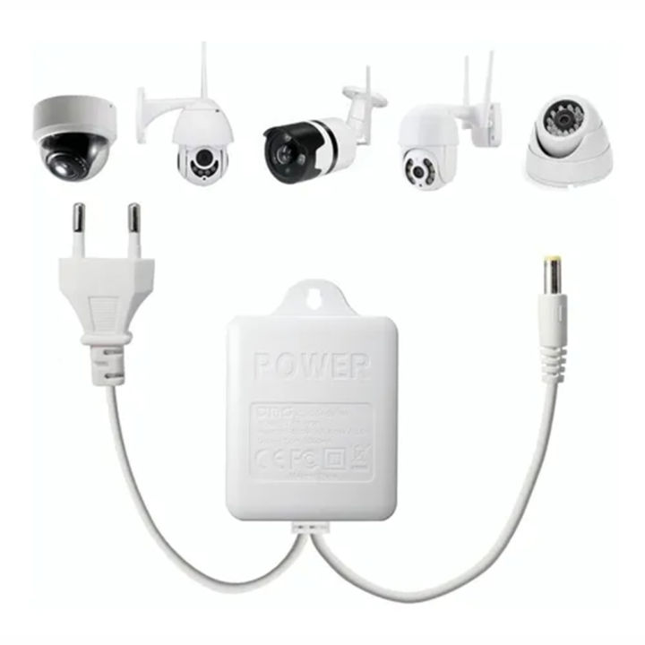 12v 2a Box Adaptor waterproof AC DC adapter 12V 2A CCTV power supply ...