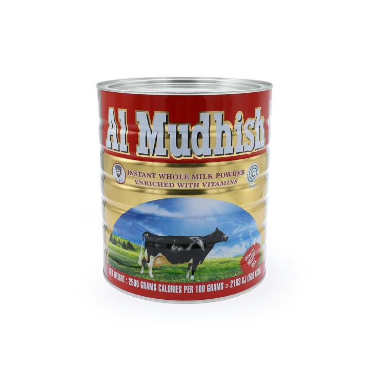 Al Mudhish Instant Full Cream Milk Powder Tin,2500g | Daraz.com.bd