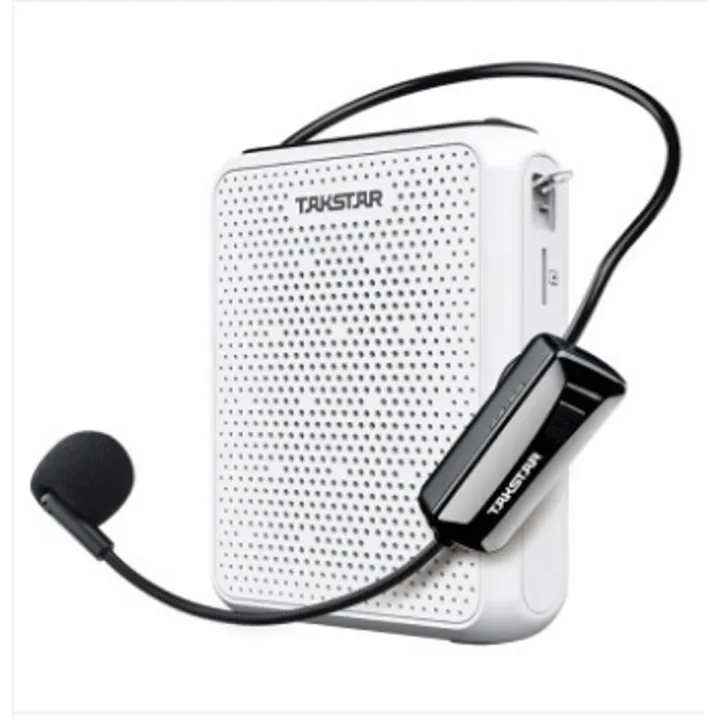 TAKSTAR Voice Amplifier Rechargeable Speaker with Wireless Microphone Headset Support for ...