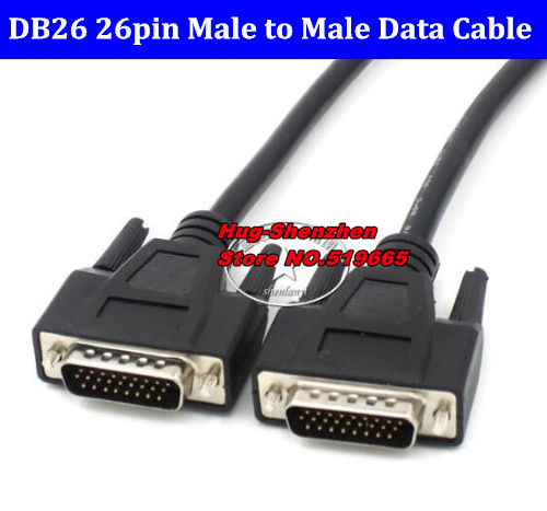 DB26 HDB 26 pins Male to Male Data Cable 26pin Signal Terminal Breakout ...