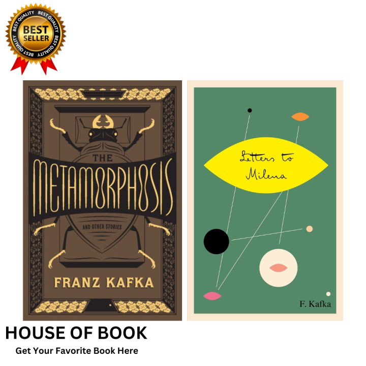 The Metamorphosis, Letters To Milena By Franz Kafka 2 Book Set ...