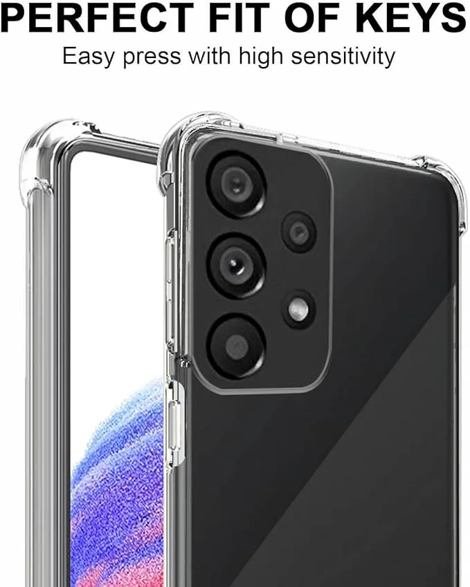 Samsung A53 Soft TPU Back Case – Flexible, Transparent, Shockproof ...