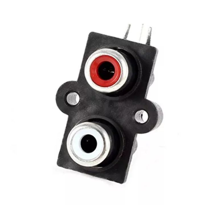 2Pcs- 2 Positions FEMALE Stereo Audio Video Socket 2 Positions AV RCA ...