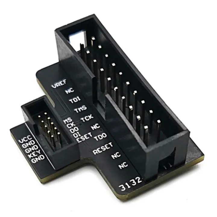 JTAG Interface Adapter Board 1.27mm–Converts 2.54mm 20 Pin to 10 Pin 1 ...