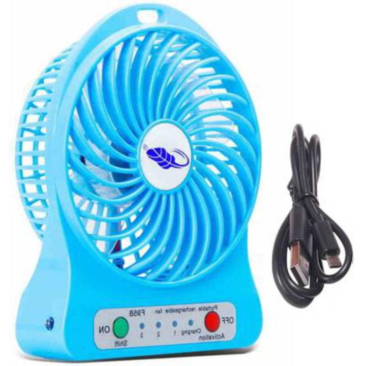 Portable Mini USB Rechargeable Fan with Power Bank | Daraz.com.bd