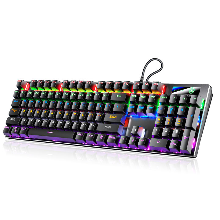 87/104 key gaming mechanical keyboard USB wired anti ghosting | Daraz ...