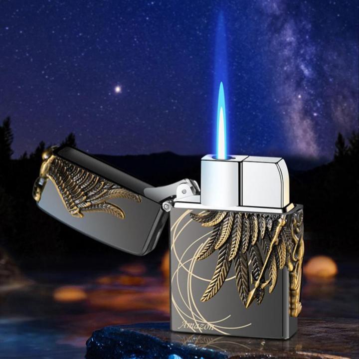 নতুন খোদাই করা লাইটার সোজা থেকে তিন-পার্শ্বযুক্ত ত্রি-ডাইমেনশনাল রিলিফ ...