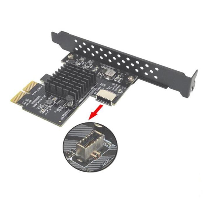 PCI-E 2X to USB3.1 A-Key Gen2 Front Type-E Expansion Card | Daraz.com.bd