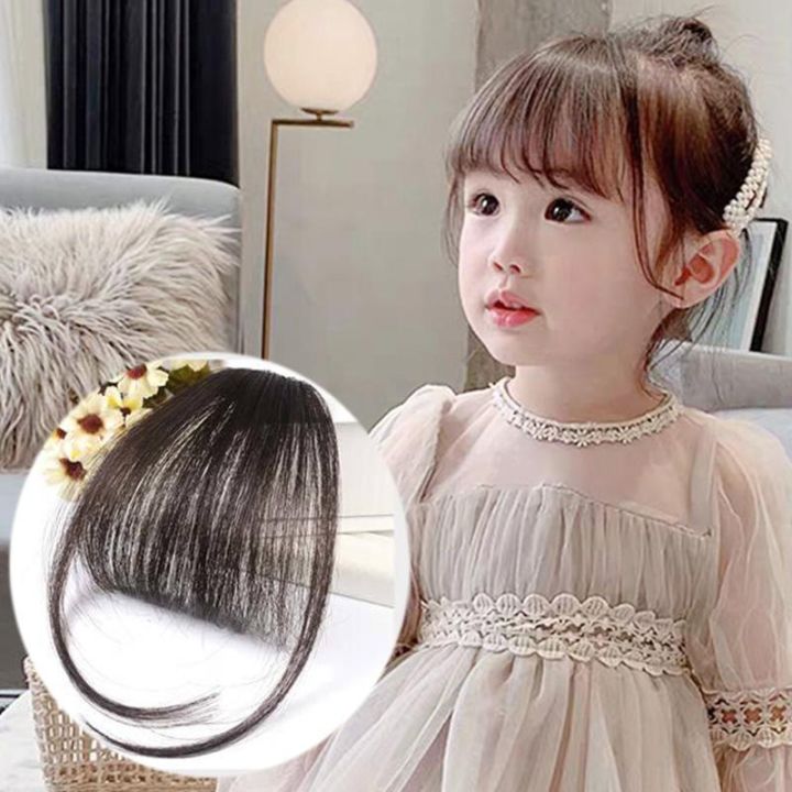Air Bangs Cute Girls Wig Hair Bangs Kids NaturalHair Bangs Baby Wigs ...