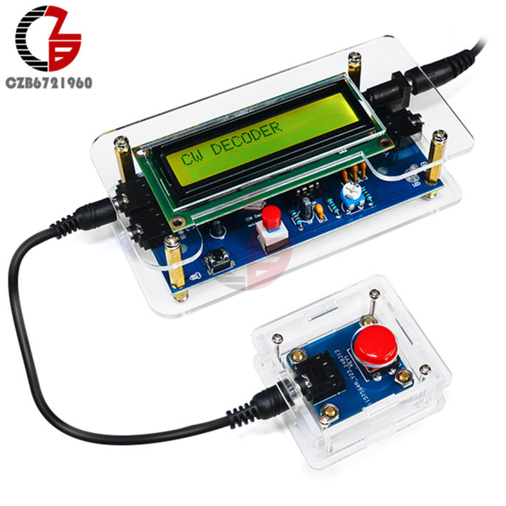 DC9V CW Decoder Morse Code Reader DIY CW Trainer Decoder Kit LCD ... DC9V CW Decoder Morse Code Reader DIY CW Trainer Decoder Kit LCD ...